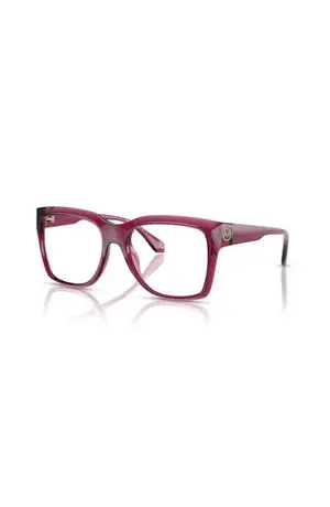 Michael Kors 53mm Square Eyeglasses - Pink