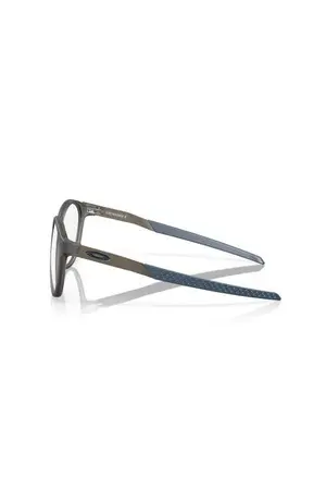 Oakley 55mm Round Full Rim Eyeglasses - Grey