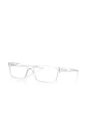 Oakley 59mm Rectangle Full Rim Eyeglasses - Transparent