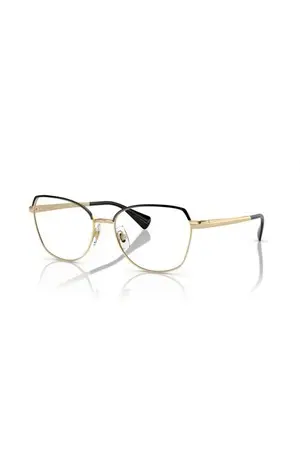 Ralph Lauren 55mm Irregular Full Rim Eyeglasses - Gold