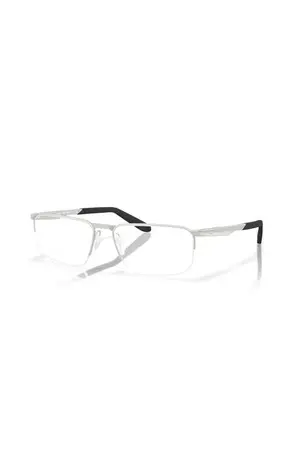 COSTA 57mm Rectangle Eyeglasses - Silver
