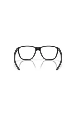 Oakley 54mm Square Full Rim Eyeglasses - Solid Black
