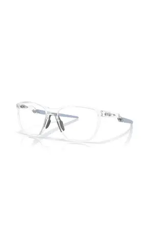 Oakley 54mm Square Full Rim Eyeglasses Transparent