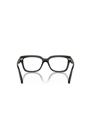 Michael Kors 54mm Rectangle Full Rim Optical Glasses - Black