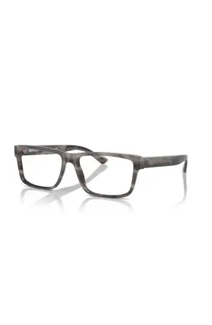 FERRARI 57mm Rectangle Optical Glasses - Grey