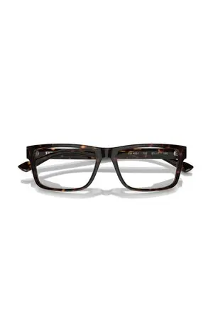 FERRARI 57mm Rectangle Optical Glasses - Tortoise