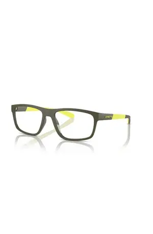 ARNETTE 56mm Rectangle Full Rim Eyeglasses Green