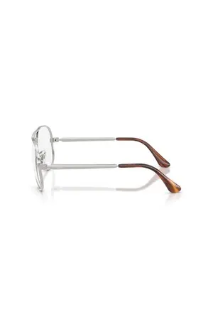 Ray-ban 58mm Aviator Optical Glasses - Silver
