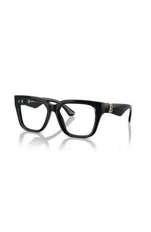 Burberry 53mm Square Optical Glasses - Black