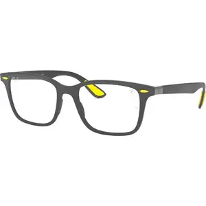 Ray-ban Scuderia Ferrari Collection Square Optical Glasses - Grey