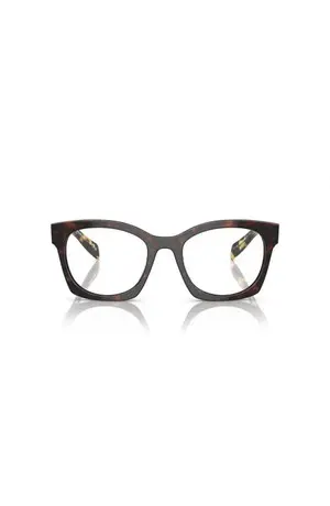 Prada 52mm Irregular Eyeglasses