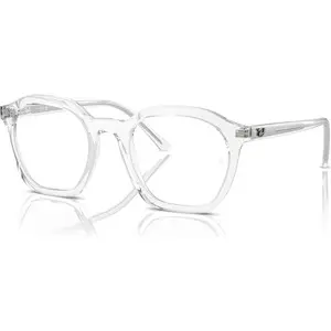 Ray-ban 50mm Irregular Optical Glasses - Transparent