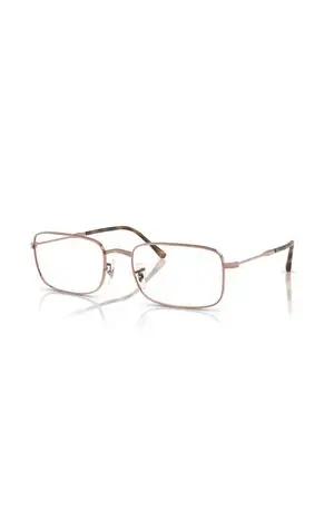 Ray-ban Irregular Frame Eyeglasses - Copper