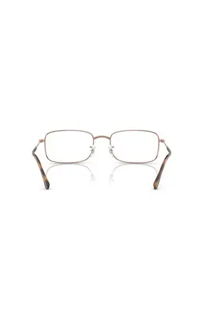 Ray-ban Irregular Optical Eyeglasses - Copper