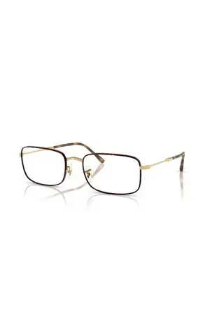 Ray-ban 54mm Irregular Eyeglasses - Tortoise