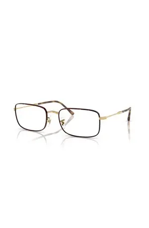 Ray-ban Irregular Frame Eyeglasses - Tortoise