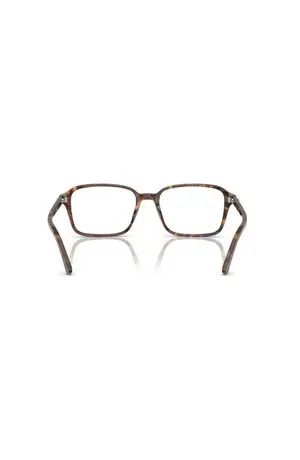 Ray-ban 54mm Square Optical Glasses - Brown