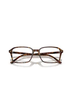 Ray-ban 54mm Square Optical Glasses - Brown