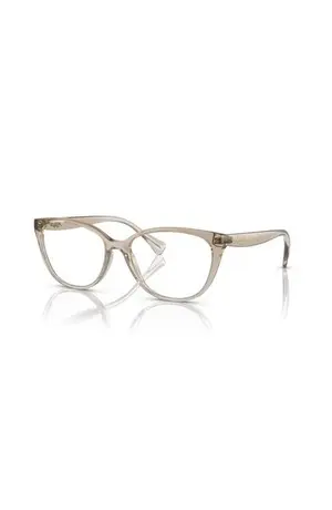 Ralph Lauren 55mm Cat Eye Optical Glasses - Brown