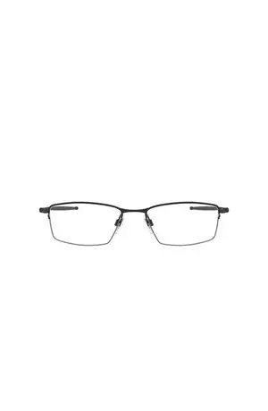 Oakley 56mm Rectangle Optical Glasses - Black