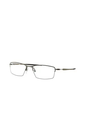 Oakley 56mm Rectangle Optical Glasses - Grey