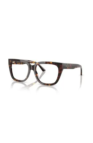 JIMMY CHOO 54mm Square Optical Glasses - Tortoise