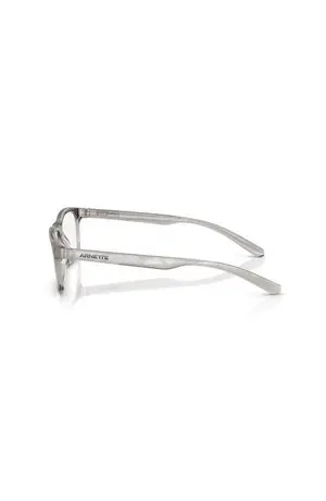 ARNETTE 52mm Rectangle Full Rim Eyeglasses - Grey