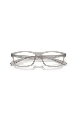 ARNETTE 52mm Rectangle Full Rim Eyeglasses - Grey