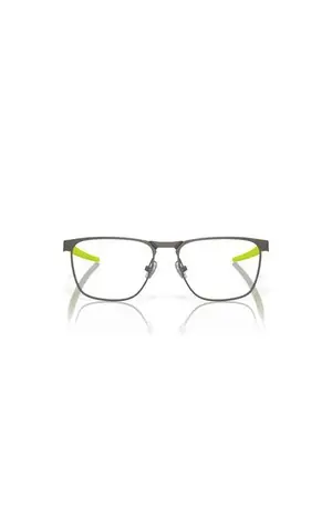 Oakley 49mm Rectangle Full Rim Eyeglasses - Grey