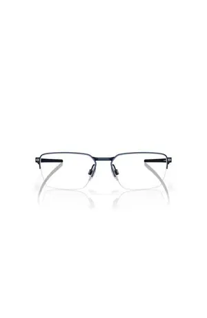 Oakley 56mm Rectangle Optical Glasses - Blue