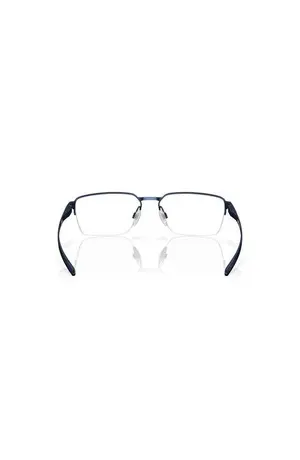 Oakley 56mm Rectangle Optical Glasses - Blue