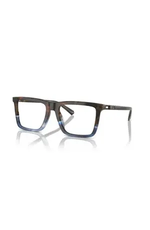 Michael Kors 55mm Rectangle Eyeglasses - Blue