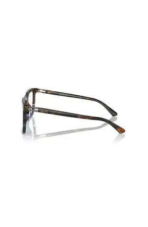Michael Kors 55mm Rectangle Eyeglasses - Blue