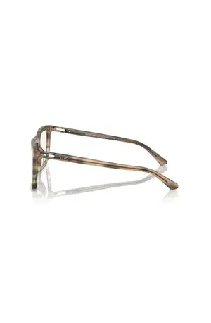 Michael Kors 55mm Rectangle Eyeglasses - Green