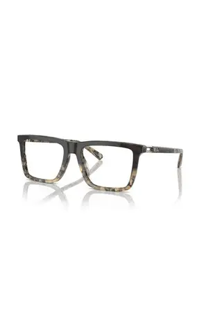 Michael Kors 55mm Rectangle Eyeglasses Multicolor