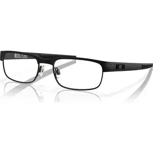 Oakley 55mm Rectangle Full Rim Optical Glasses - Black