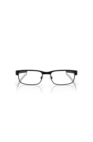 Oakley 55mm Rectangle Full Rim Optical Glasses - Black
