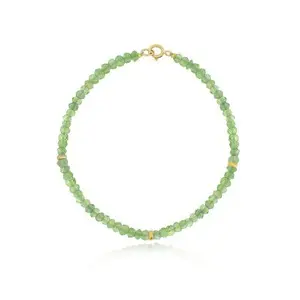 THE LOVERY FINE JEWELRY 14k Yellow Gold Bead Bracelet - Peridot