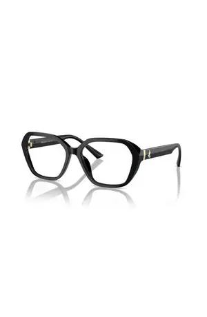 JIMMY CHOO 55mm Butterfly Optical Glasses - Black