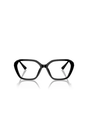 JIMMY CHOO 55mm Butterfly Optical Glasses - Black
