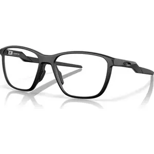 Oakley 56mm Square Eyeglasses - Solid Black