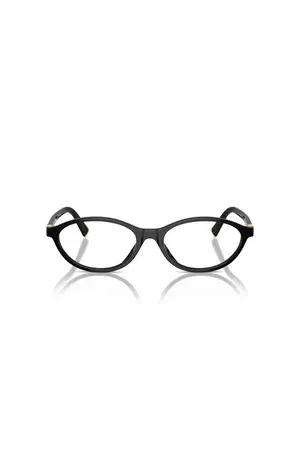 Miu Miu 54mm Oval Optical Glasses - Black