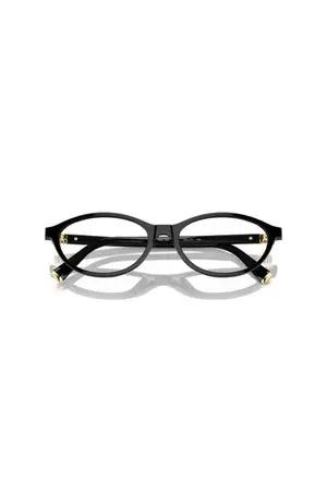 Miu Miu Oval Optical Glasses - Black
