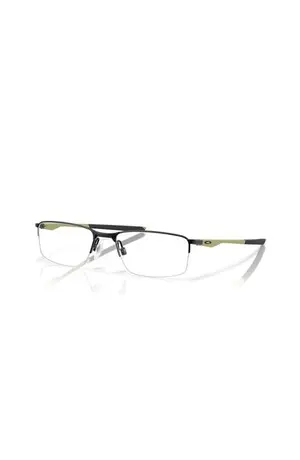 Oakley 54mm Rectangle Eyeglasses Black