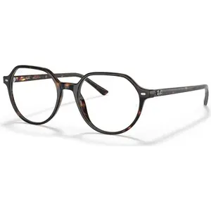 Ray-ban 49mm Round Eyeglasses - Tortoise