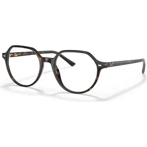 Ray-ban 49mm Round Eyeglasses - Tortoise