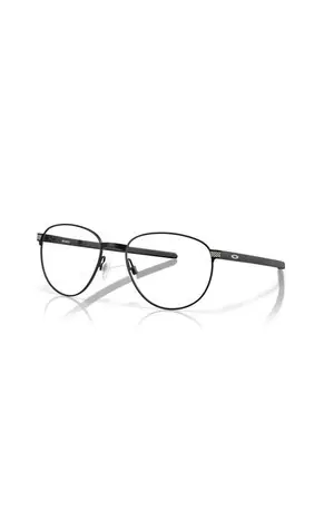Oakley 54mm Round Optical Glasses - Black