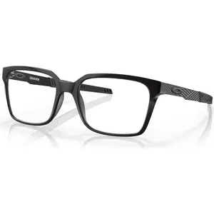 Oakley 53mm Rectangle Full Rim Eyeglasses - Black
