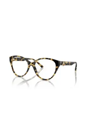 JIMMY CHOO 52mm Phantos Optical Glasses - Gold Tortoise