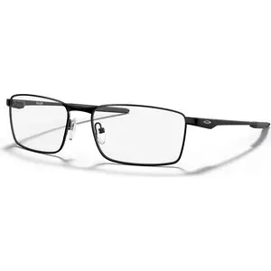 Oakley 57mm Rectangle Full Rim Eyeglasses - Black